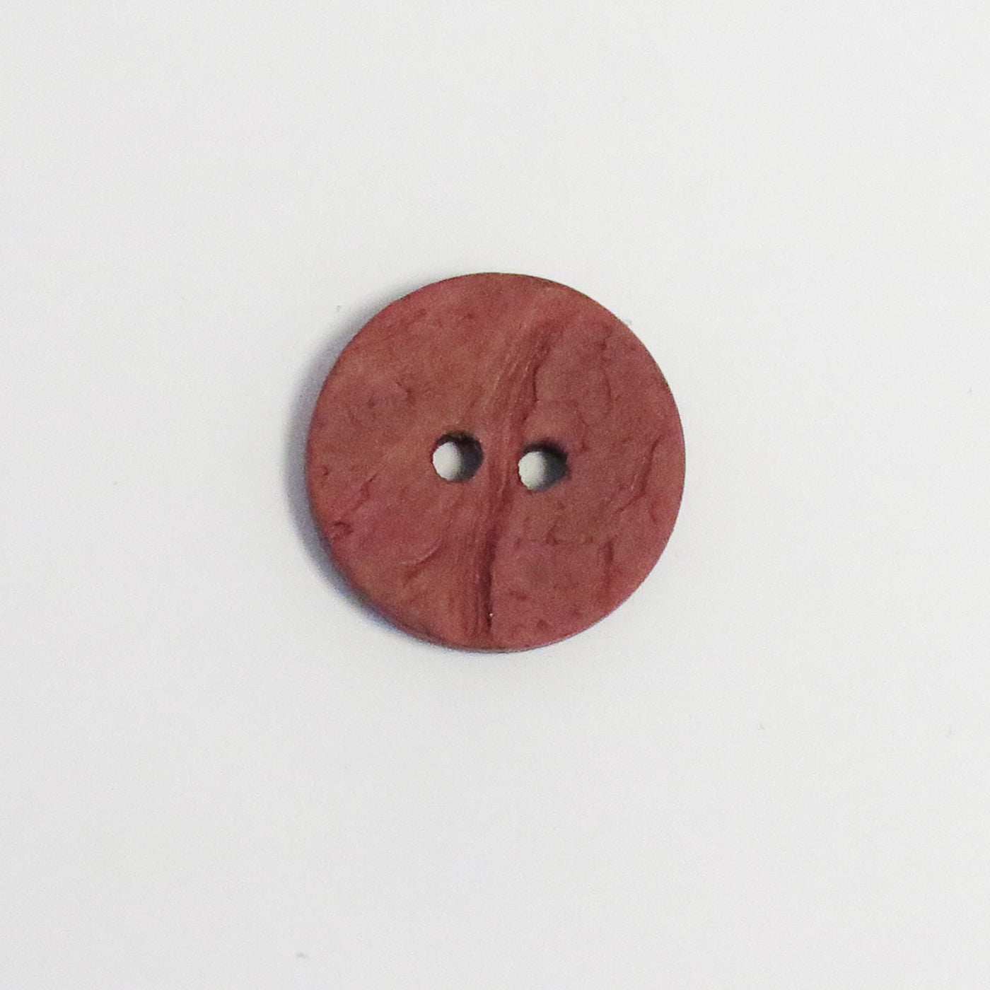 Knap 2 hul Kokos - Rust – customknit