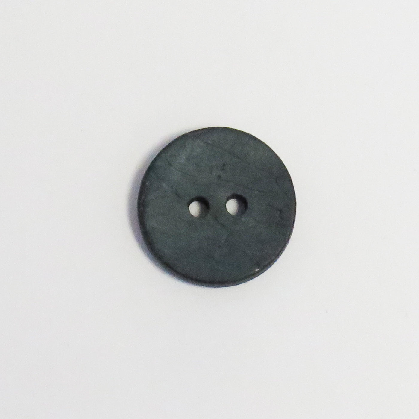 Knap 2 hul Kokos - Petrol – customknit